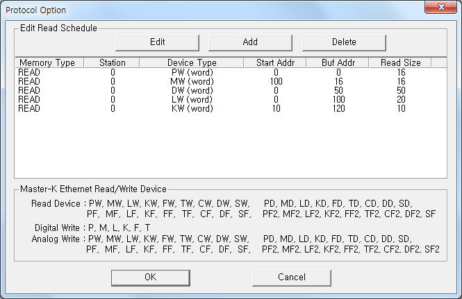 Master-K Ethernet ( GLOFA GK CPU ) communication driver